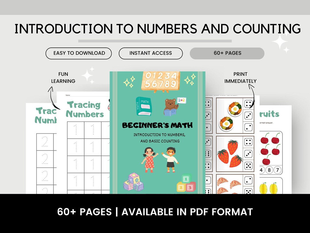 Counting for Pre-school, Counting for Kindergarten, Math for Beginners ...
