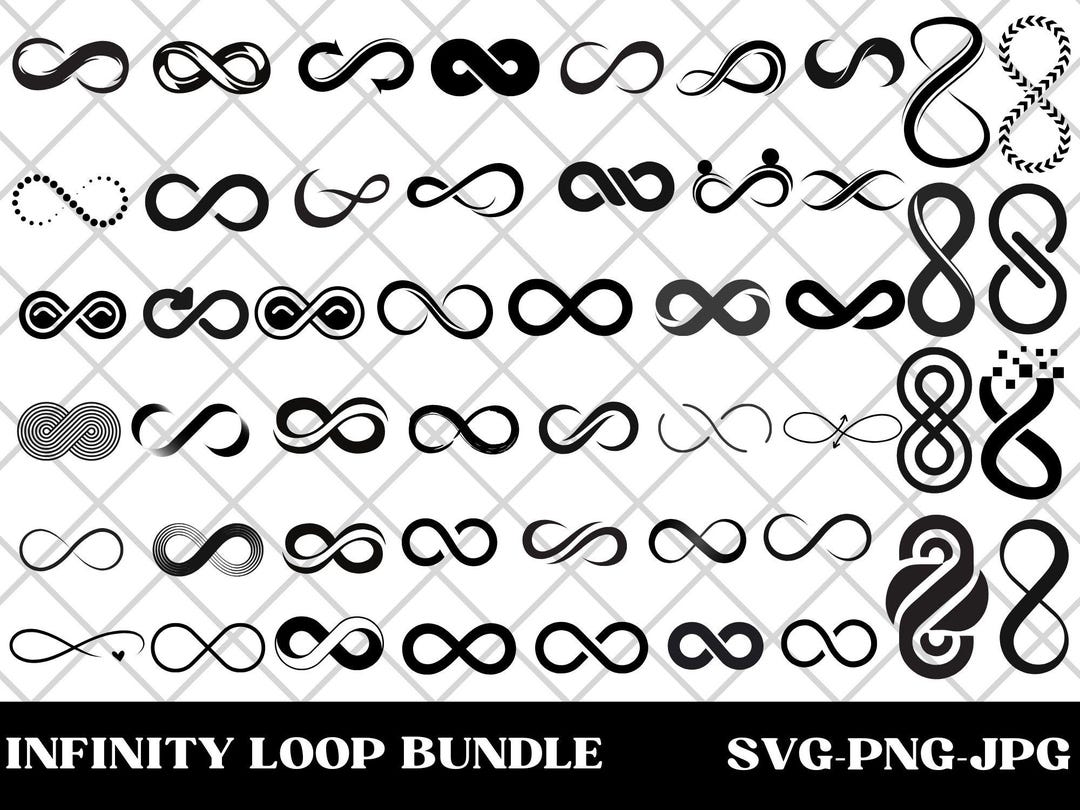 INFINITY SVG BUNDLE, Infinity Svg, Infinity Clipart, Infinity Cut Files ...