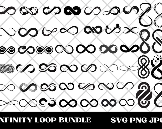 Infinity Svg, Infinity Silhouette, Infinitiy Cut File, Infinity Symbol ...