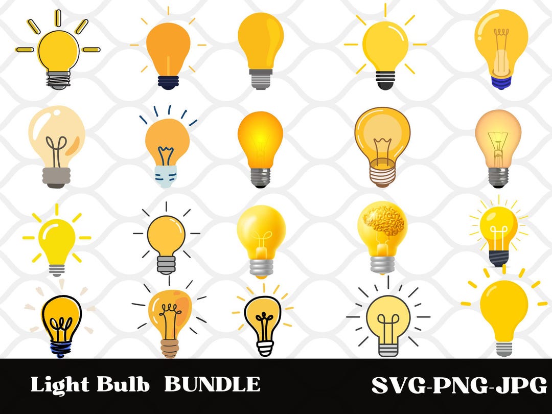 Light Bulb SVG, Coil Svg, Light Bulb Cricut, Incandescent Svg, Clip Art ...