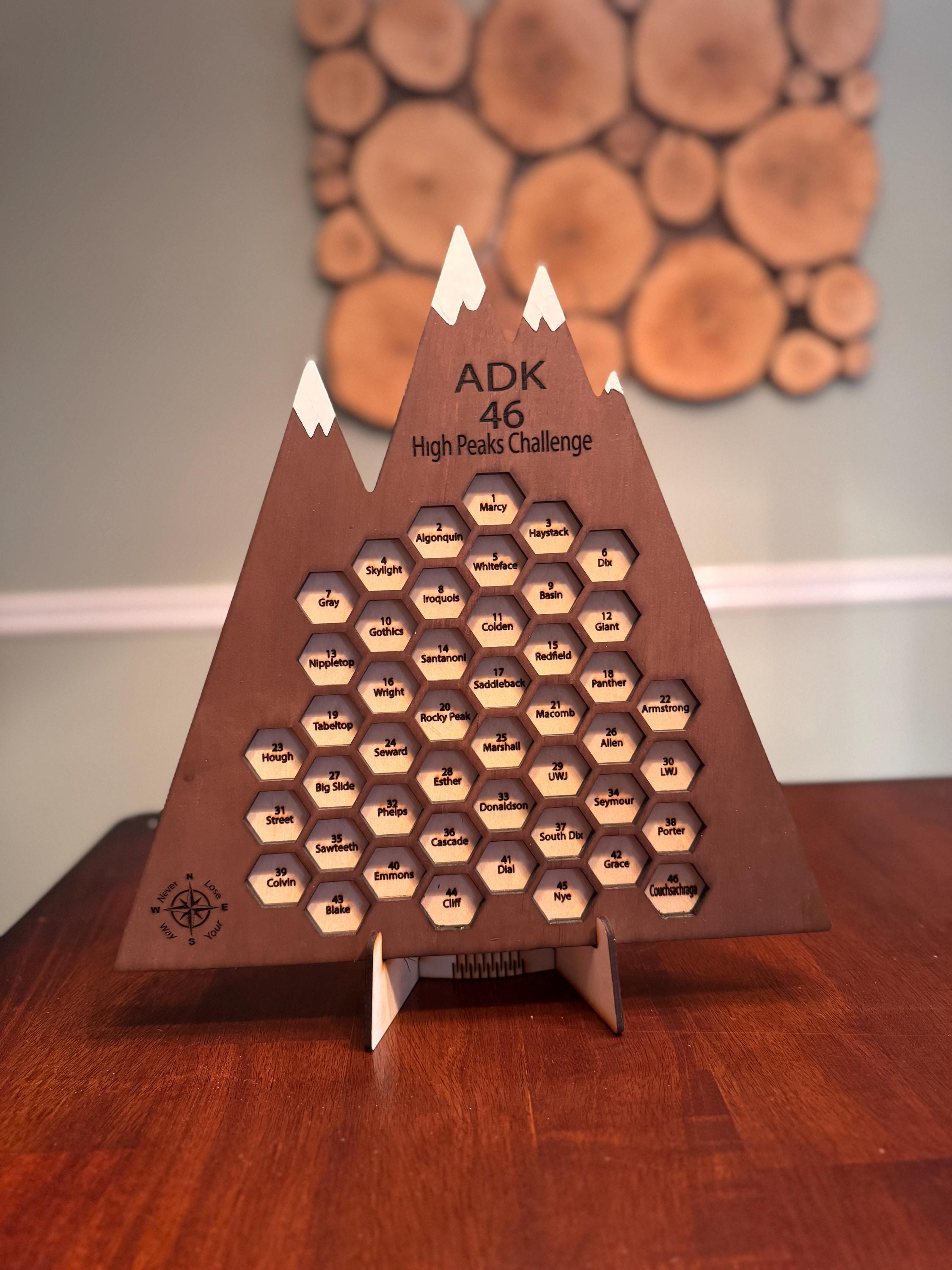 ADK 46 High Peaks Goal Tracker - Etsy