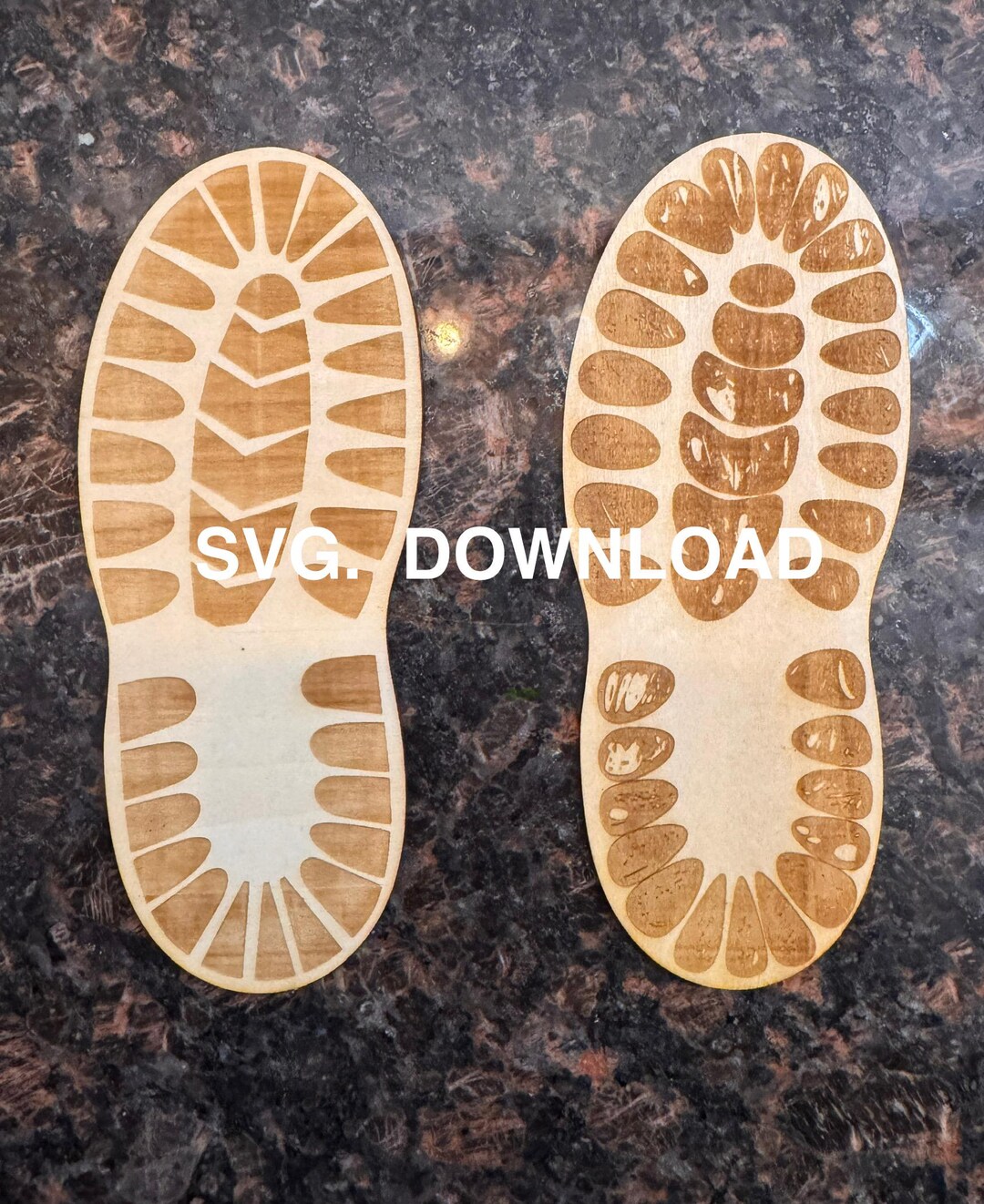 Boot Print SVG File, Footsteps SVG File, Hiking Silhouette SVG, Cut ...