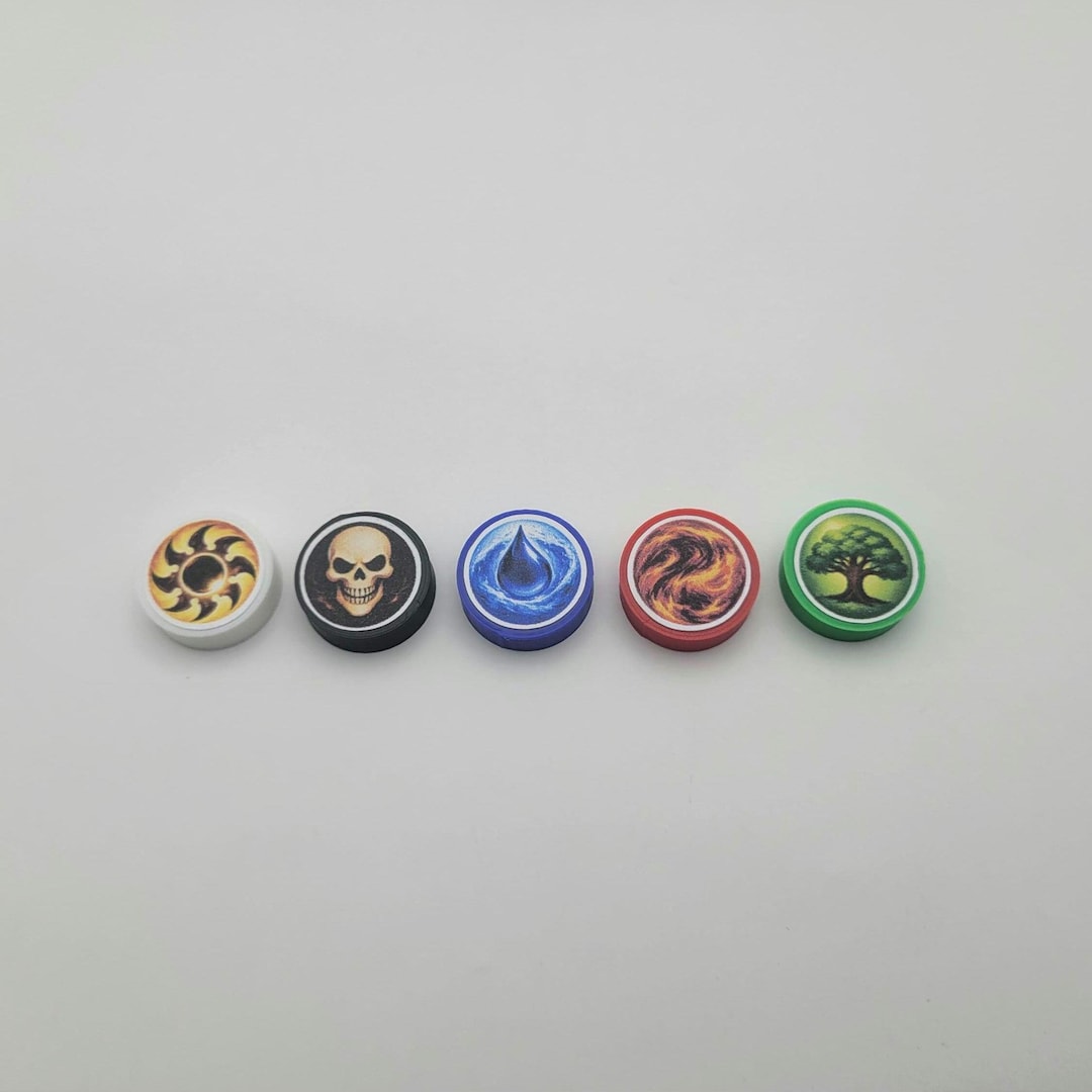Realistic Floating Mana Symbol Tokens and Stickers (mtg-compatible) - Etsy