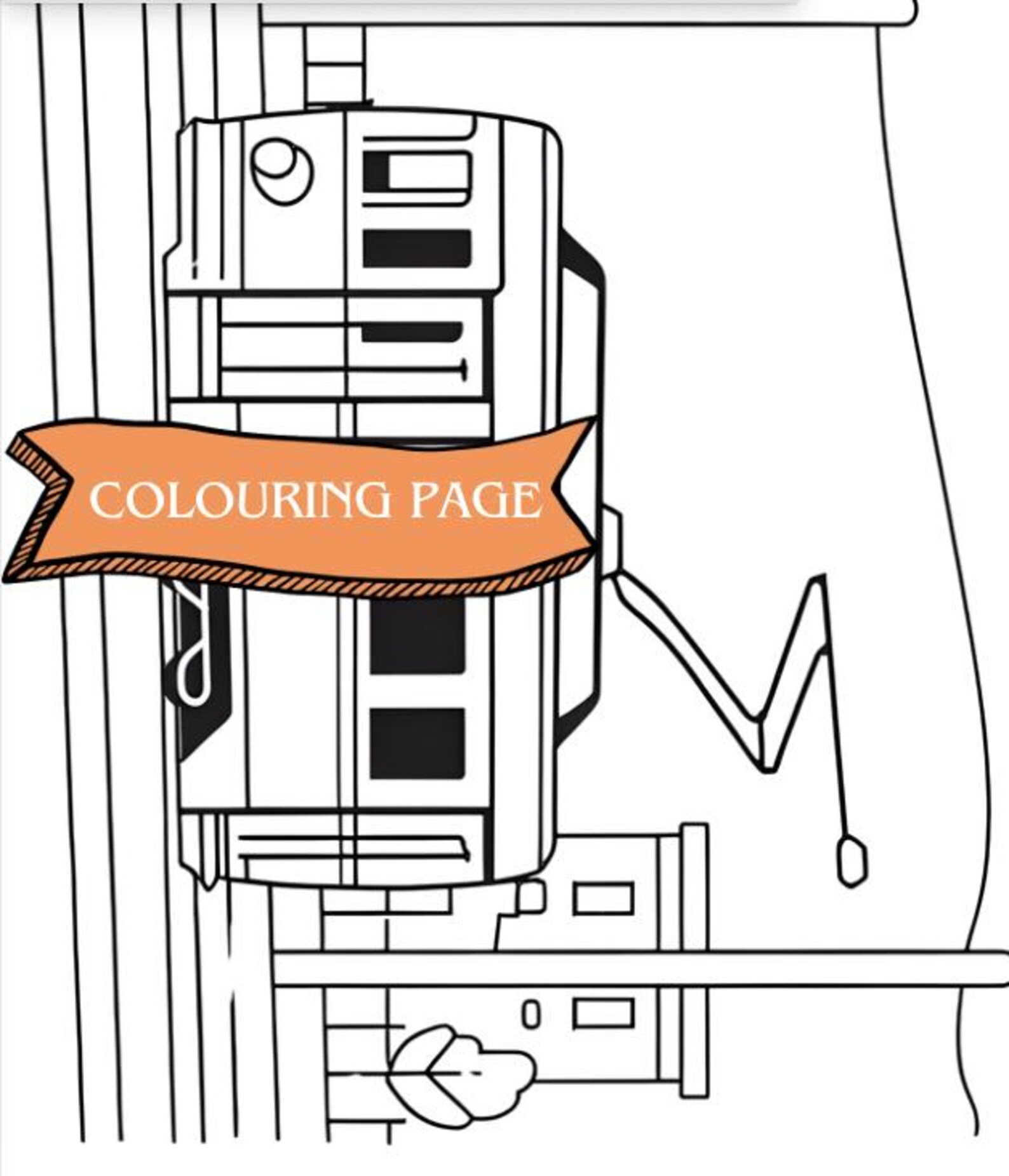 Trams - 10 Colouring Pages (printable PDF) - Etsy