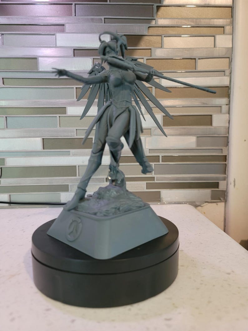 Overwatch Mercy Hi-rez Resin Figurine: Gamer Collectible - Etsy