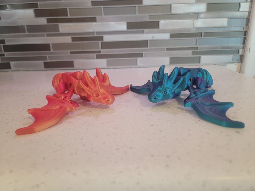 Wyvern - Articulated With Flapping Wings. - Etsy