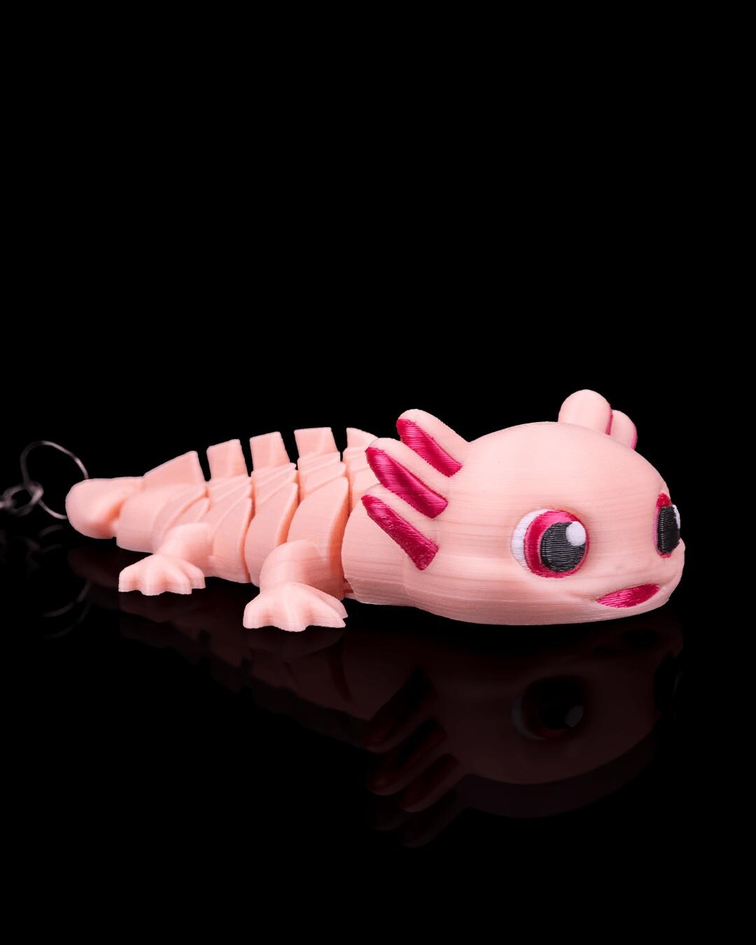 Ashley the Axolotl - the Coolest Amphibian Keychain on the Planet!! - Etsy