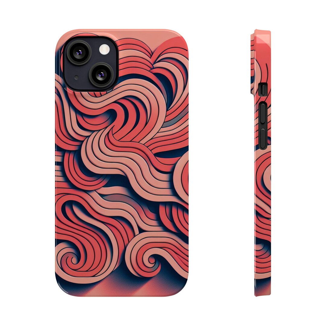 Colourful Line Art - Slim Phone Cases - Etsy