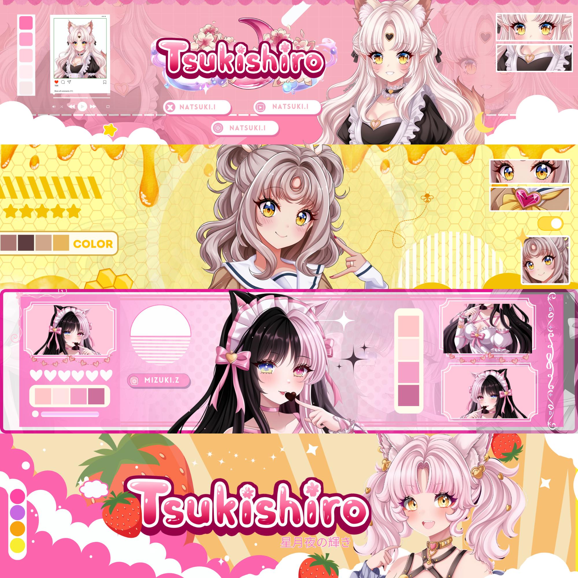 Custom Twitch Banner | Discord Banner | Streaming Banner | Anime Twitch ...