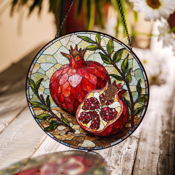 Glass Pomegranate - Etsy UK