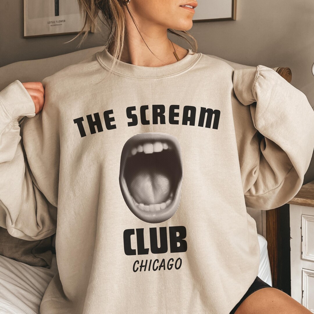 Retro the Scream Club Sweatshirt,sunday Scream Sweatshirt,chicago ...