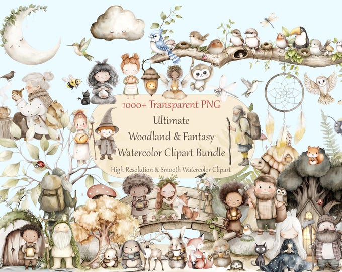 Cute Aviator Clipart - Watercolor Clipart - Airplane, Pilot, Clouds ...