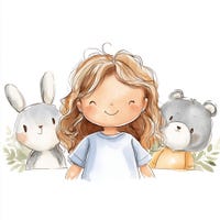 Cute Aviator Clipart - Watercolor Clipart - Airplane, Pilot, Clouds ...