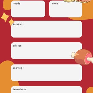 One Piece Themed Lesson Plan Templates - Digital Download & Printable ...