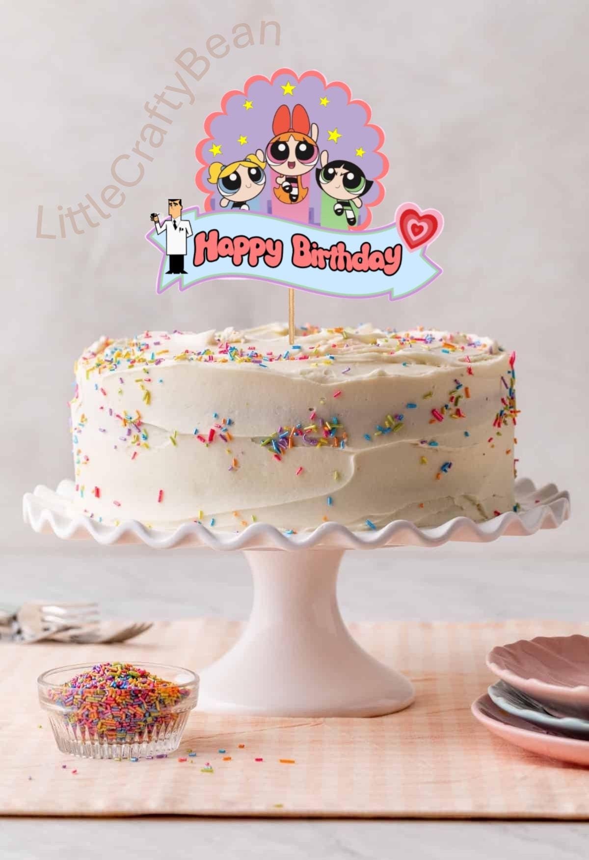 Powerpuff Girls Cake Topper - Etsy