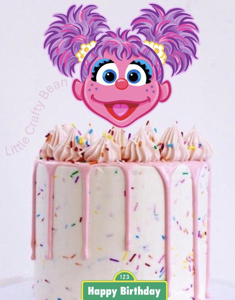 Abby Cadabby Head Cake Topper - Etsy