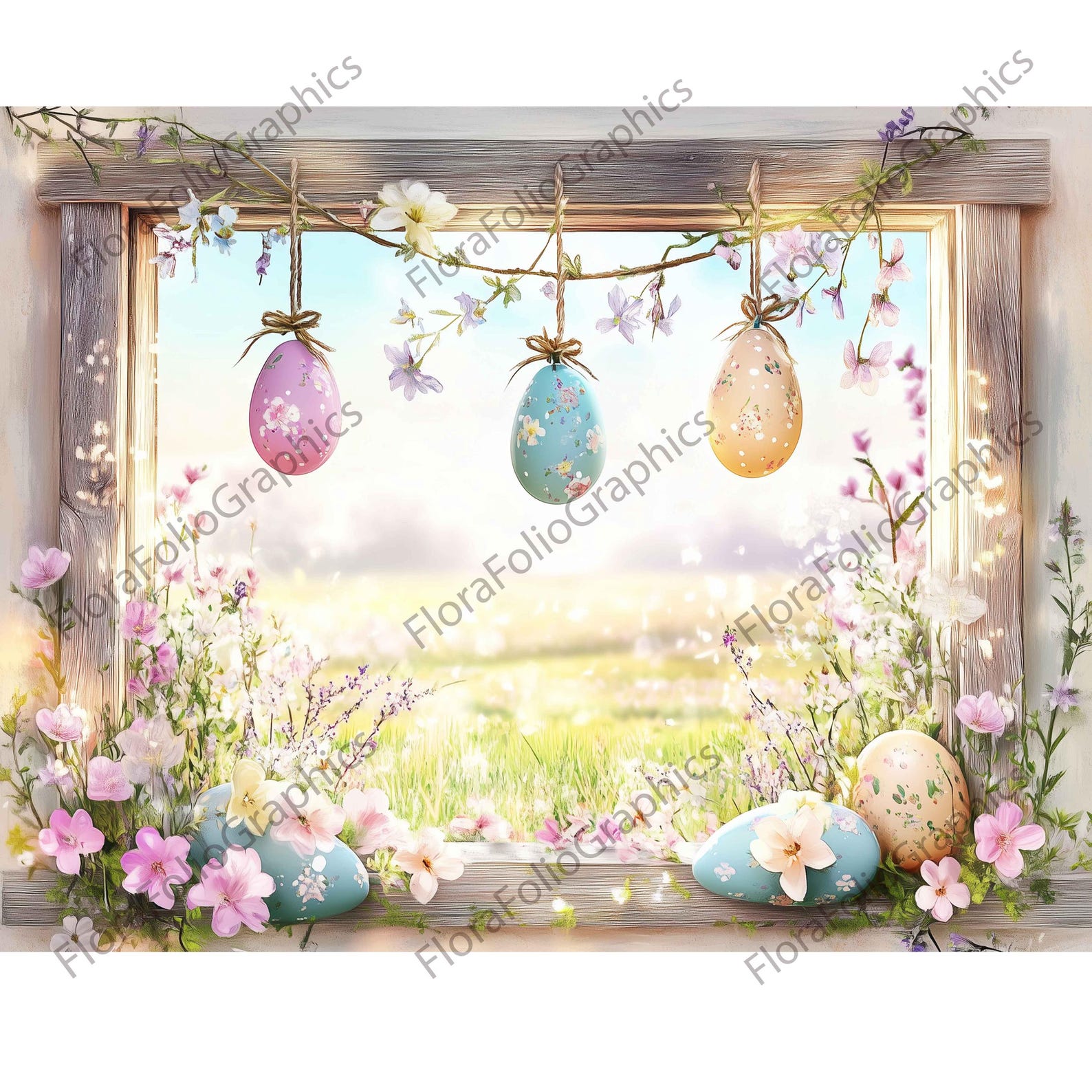 10 PNG Easter Collage Junk Journal, Vintage Easter Pages, Spring ...