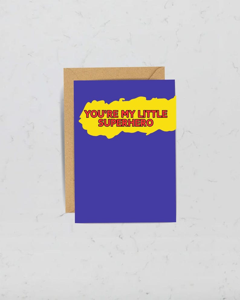Superhero Get Well Card for Kids: Heartwarming Hospital Gift - Etsy