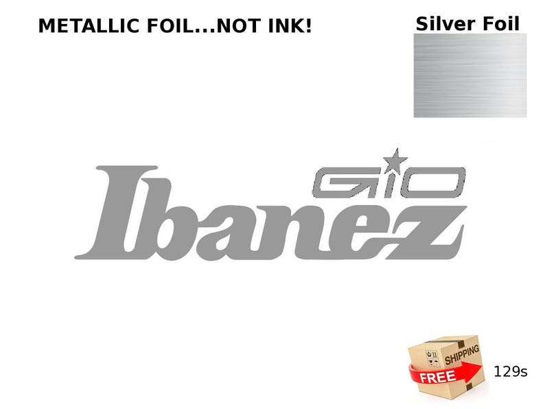 Ibanez Gio Guitar Decal Head Stock Restoration Waterslide Logo 129s - Etsy