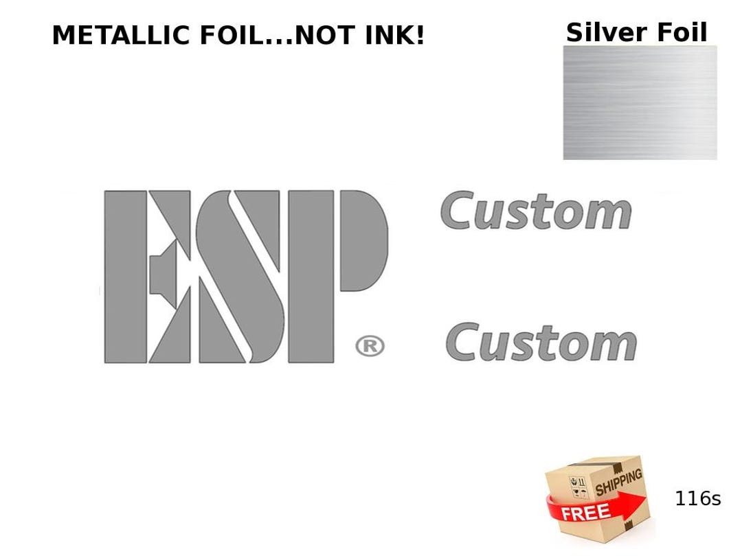 ESP Guitar Decal Head Stock Restoration Waterslide Logo 116s - Etsy