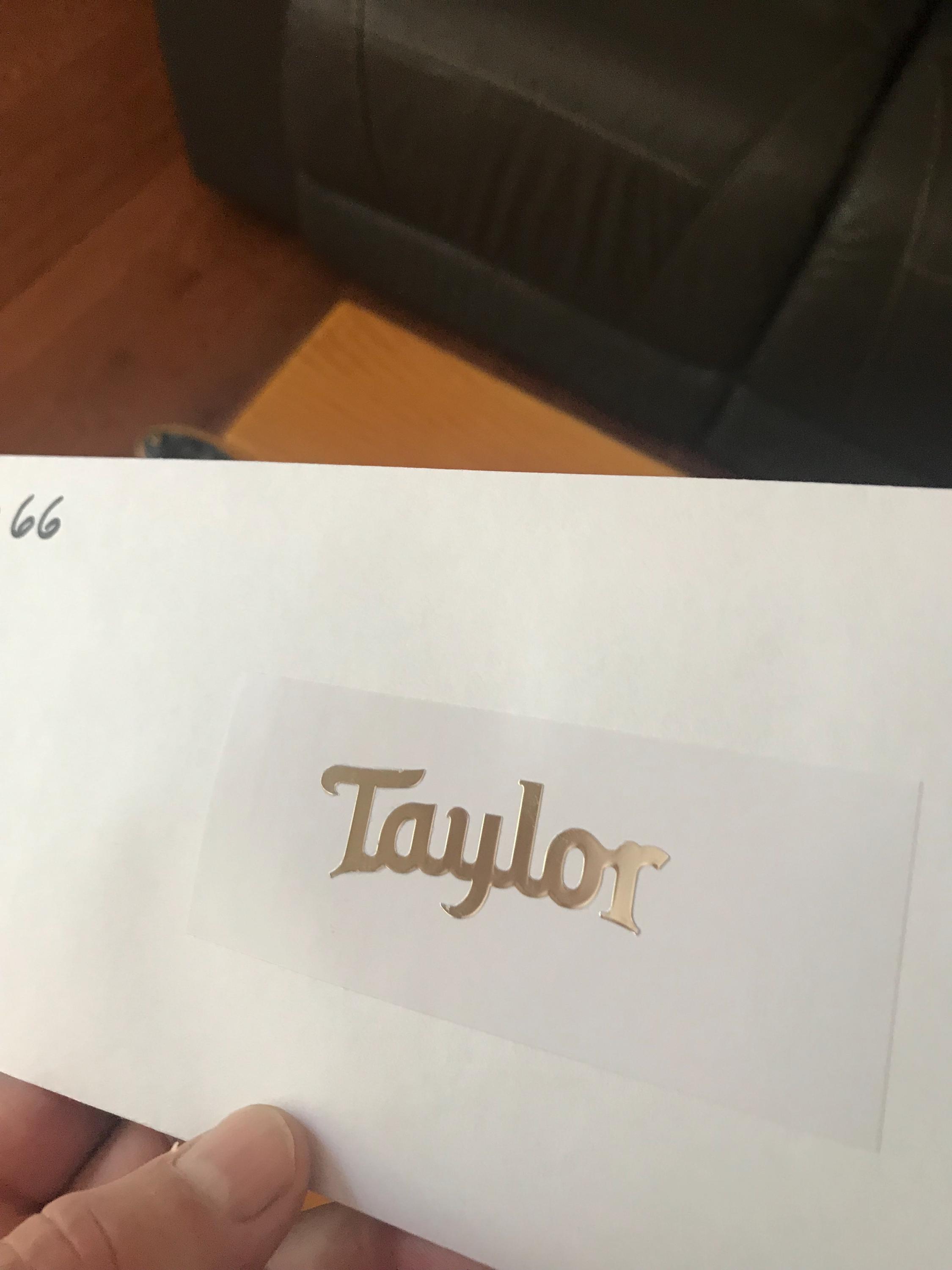 Taylor Guitar Restoration 3d Laser Cut Metal Peel and Stick Guitar ...