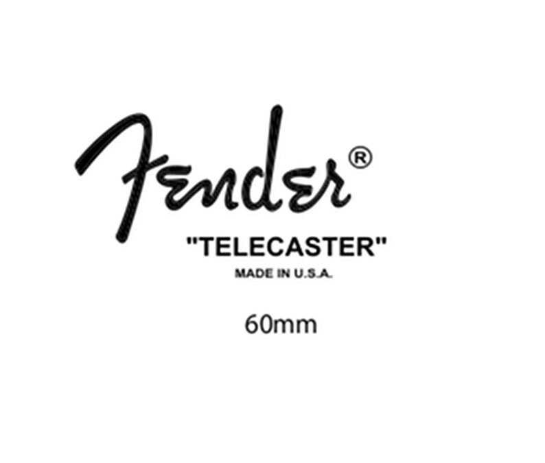Fender Telecaster Guitar Decal 3d Laser Cut Metal Headstock Restoration ...