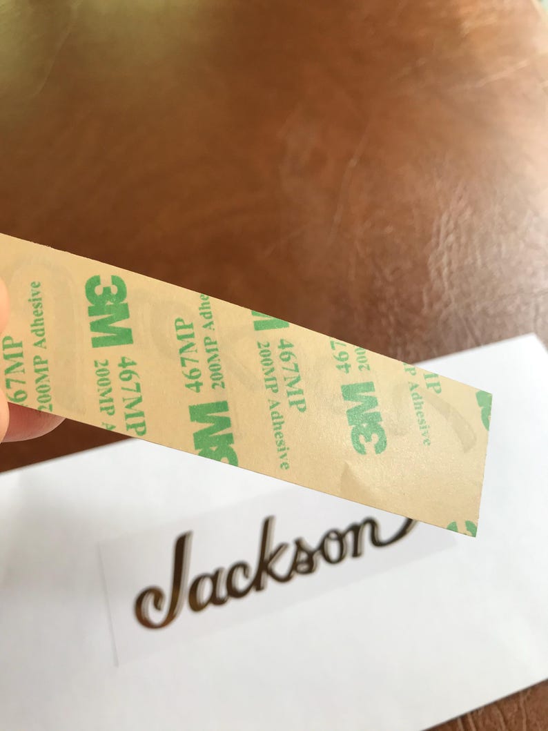 Jackson Guitar Decal 3d Laser Cut Metal Headstock Restoration Sticker ...