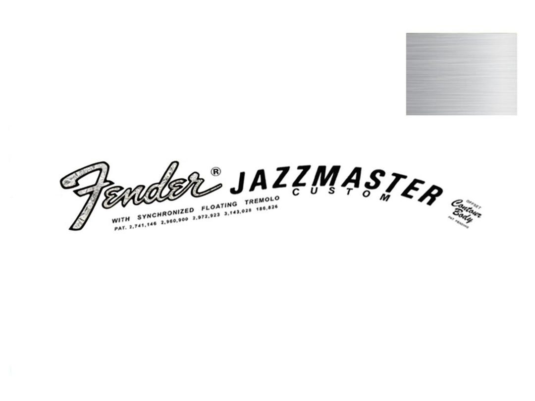 Fender Jazzmaster Guitar Decal Head Stock Restoration Waterslide Logo ...