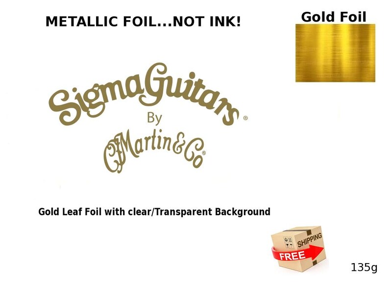 Sigma Martin and Co Guitar Decal Head Stock Restoration Waterslide Logo ...