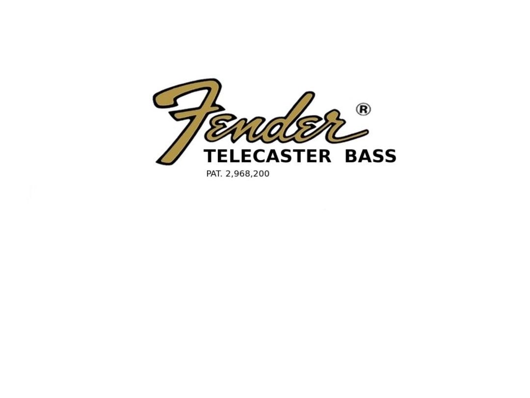 Fender Telecaster Guitar Decal Head Stock Restoration Waterslide Logo ...