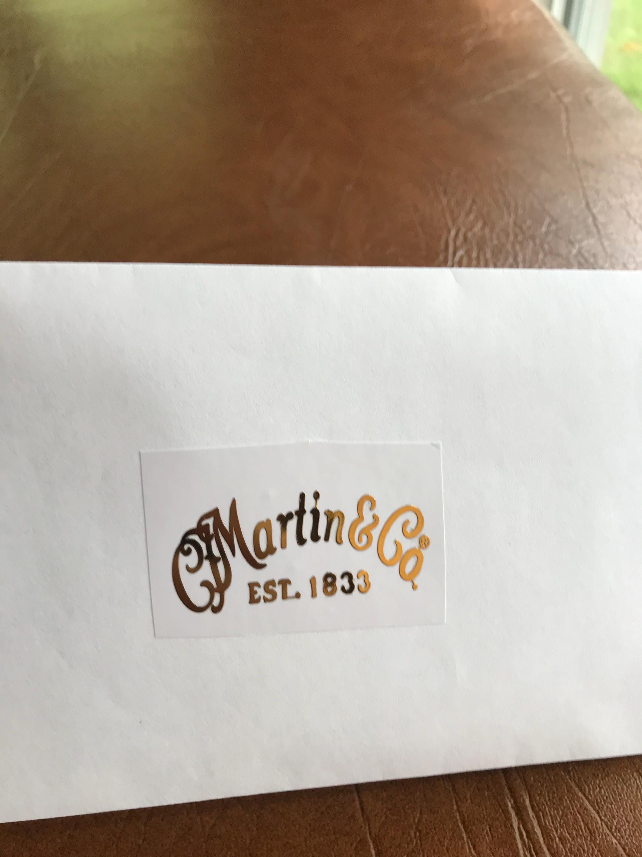 Martin and Co Guitar Decal 3d Laser Cut Metal Headstock Restoration ...