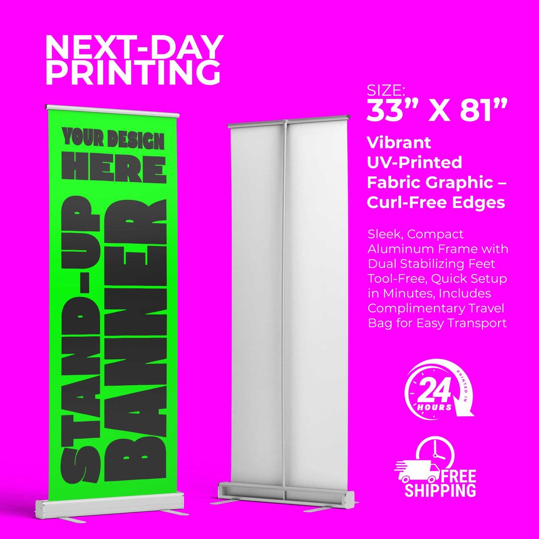 Portable Retractable Stand up Banner Stand - A Must-have for Event ...