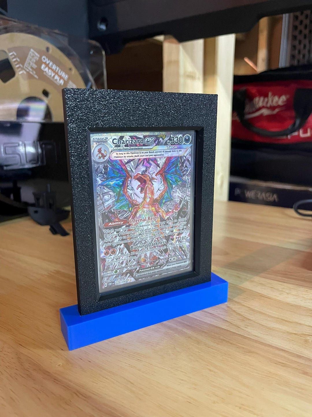 3D Printed Toploader Frame: Magnetic Card Display - Etsy