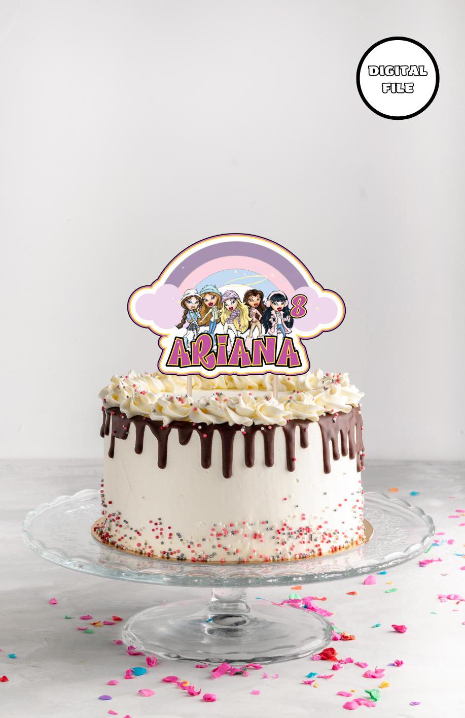 Printable Customizable Cake Topper- Cake Topper - Birthday Party ...