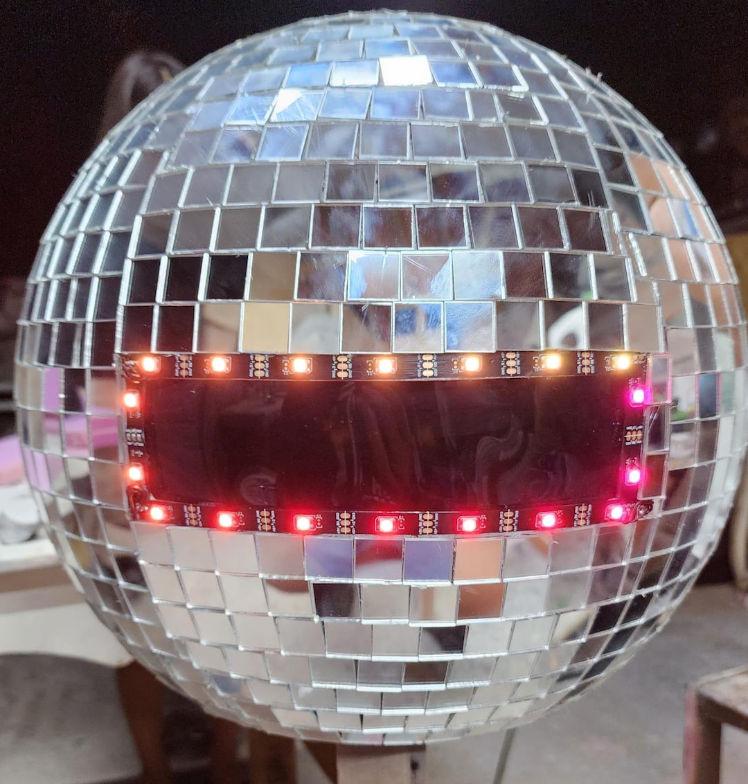 MAN BALL DISCO, Disco Ball Shaped Mirror Head / Full Head Mask for Men ...