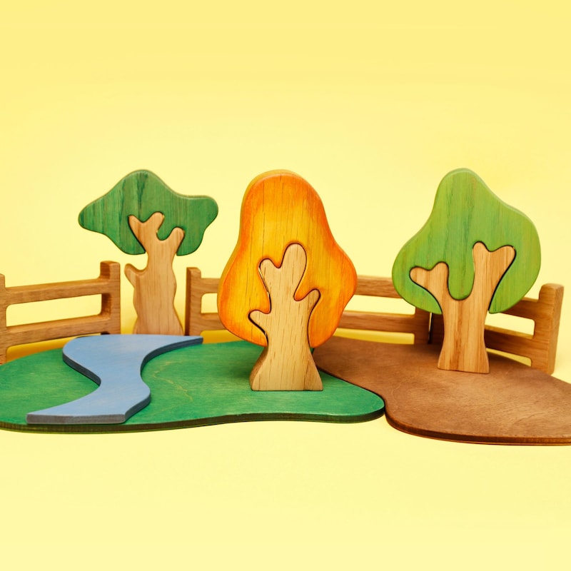 Wooden Tree Toy - Etsy