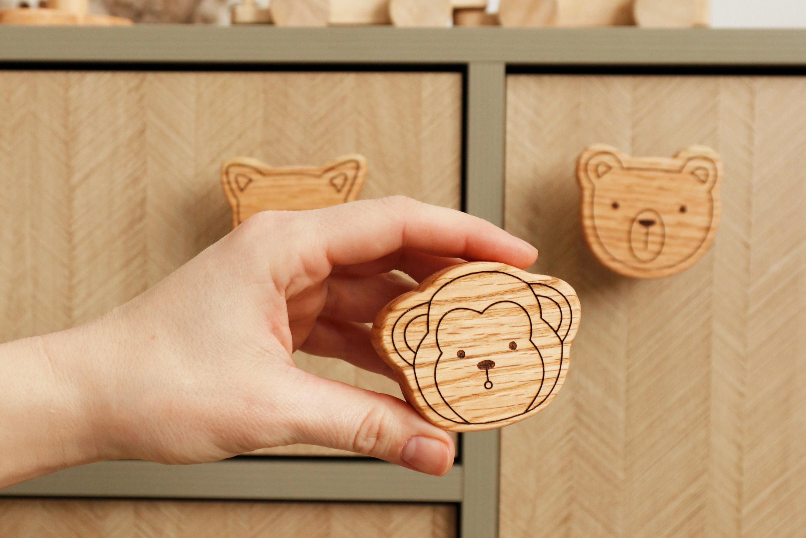 Cute Animal Drawer Knobs, Safari Nursery Decor, Forest Nursery Decor ...