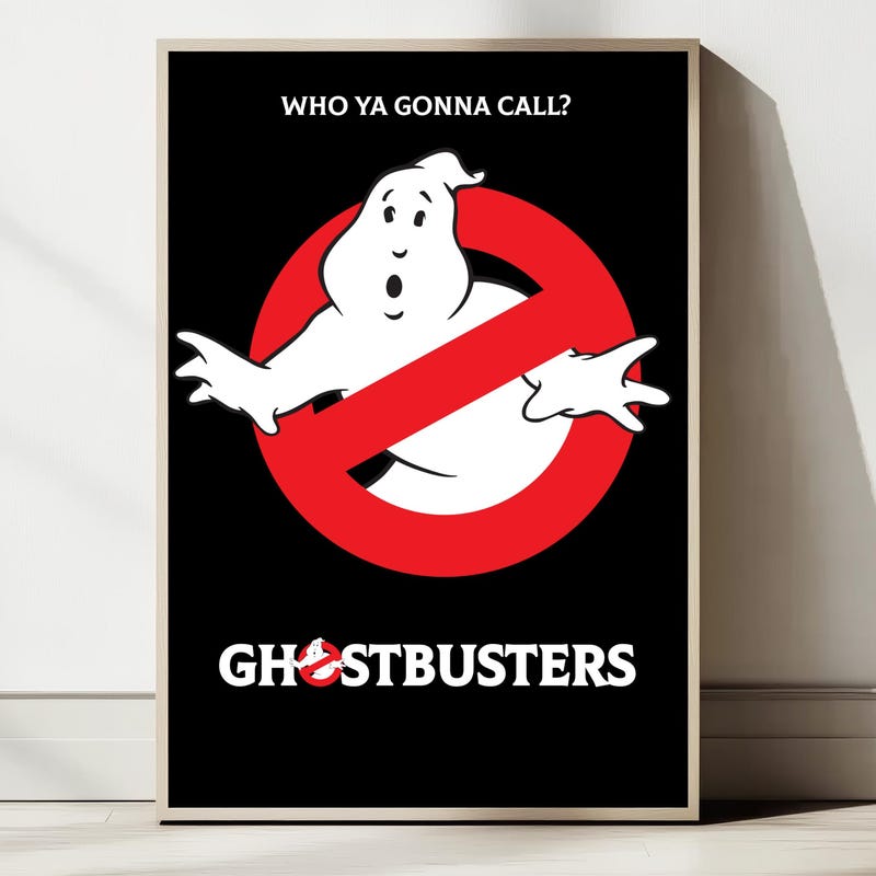Ghostbusters Film Poster - Etsy