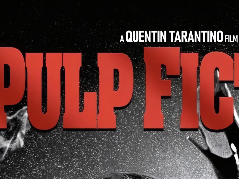 Pulp Fiction Printable Movie Poster, Wall Art, Home Decor, Digital ...