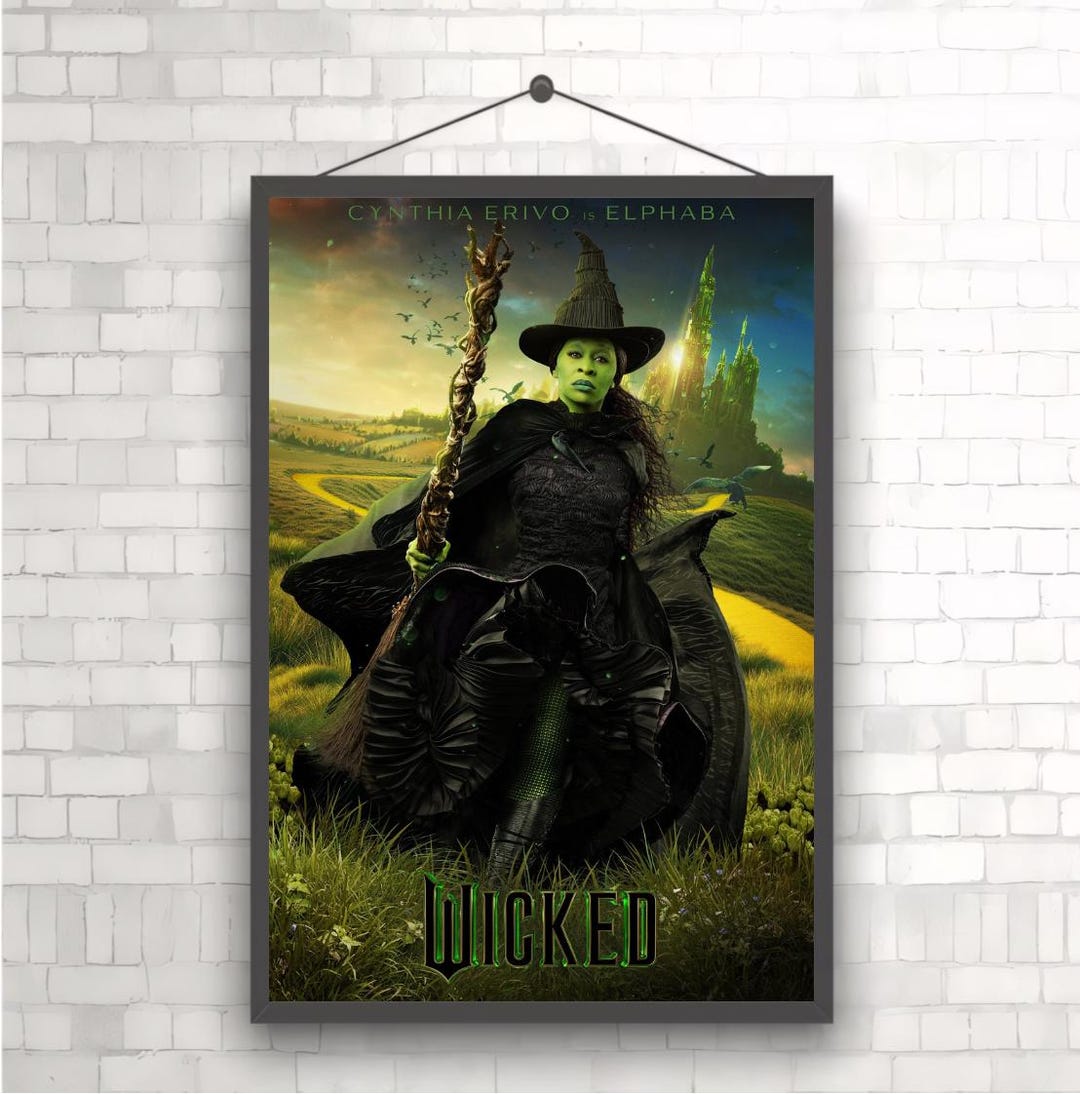 Wicked Printable Movie Poster, Home Decor, Wall Art, V3 - Etsy