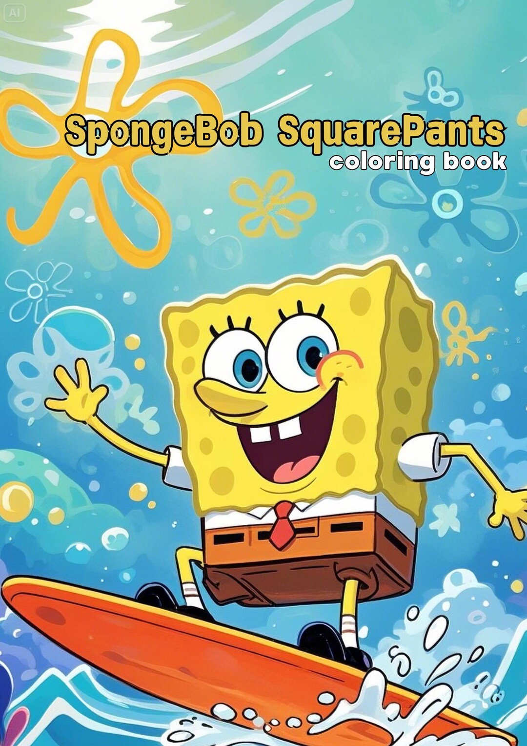 Spongebob Squarepants Collection Coloring Book Children's Color Book ...