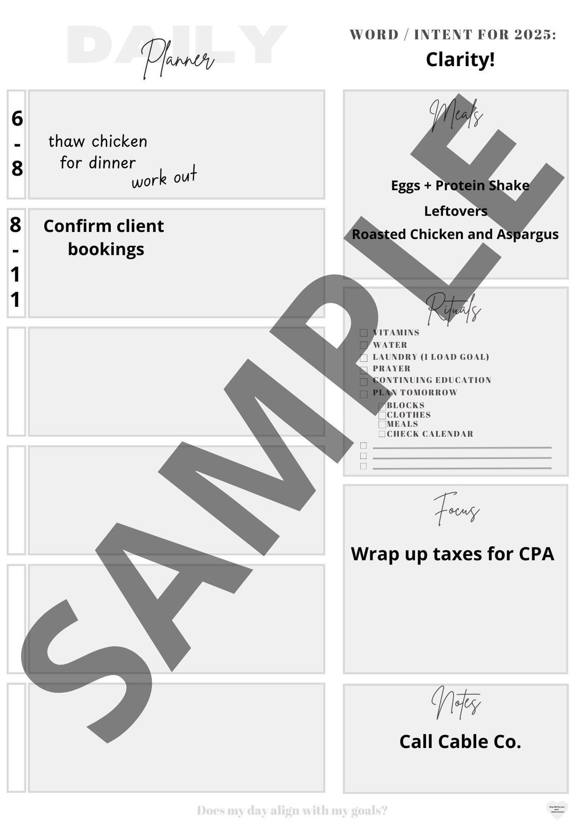 Time Blocking Time Chunking Time Boxing Daily Planner Calendar Time ...