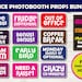 Office Party Photobooth Props Printables, Fun Team Activity - Funny ...