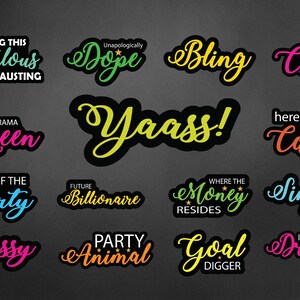 Office Party Photobooth Props Printables, Fun Team Activity - Funny ...