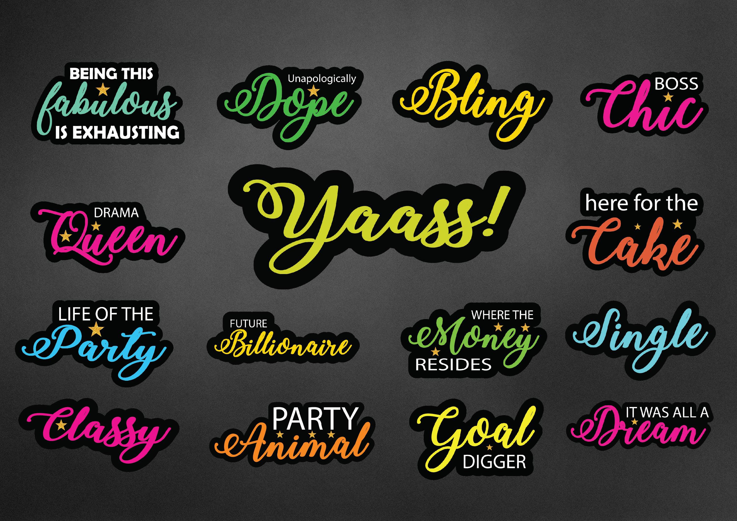 Office Party Photobooth Props Printables, Fun Team Activity - Funny ...