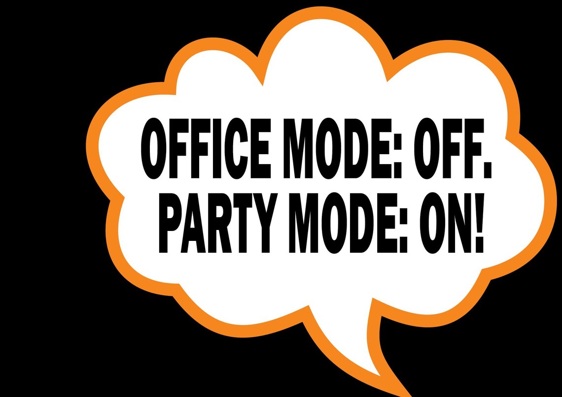 Office Party Photobooth Props Printables, Fun Team Activity - Funny ...