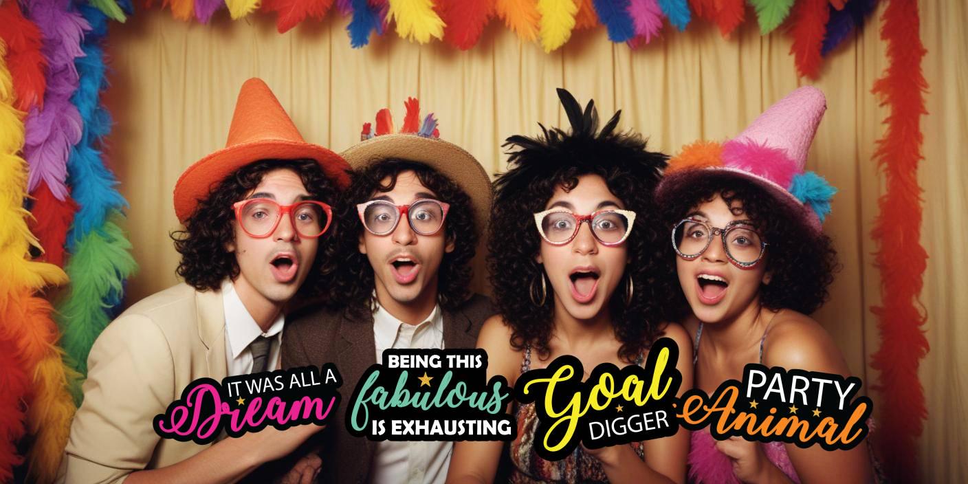 Office Party Photobooth Props Printables, Fun Team Activity - Funny ...