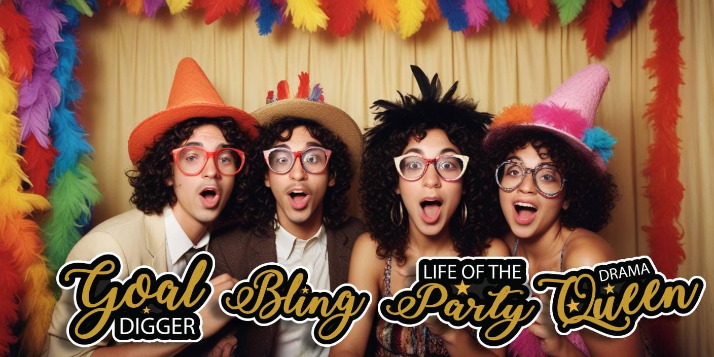 Birthday Photo Booth Prop Printables, Happy Birthday Party Props ...