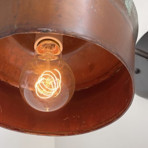 COPPER Handcrafted Rustic Farmhouse Wall Sconce Light lighting Fixture ...