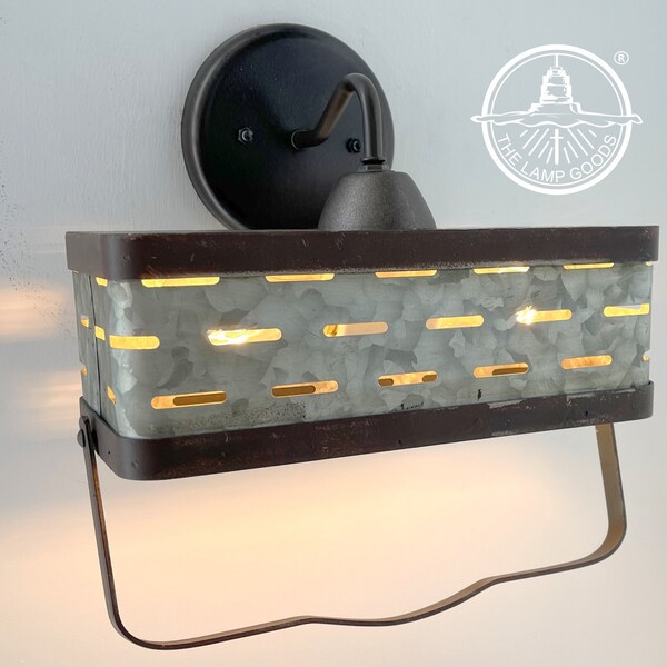 Rustic 2 Light Vanity - Etsy